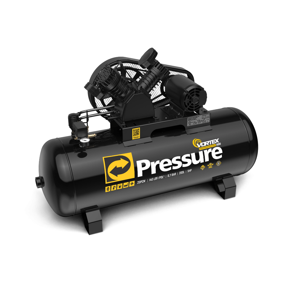 Venha conhecer o Compressor de Ar Vortex 600 Pressure e garanta alta ...